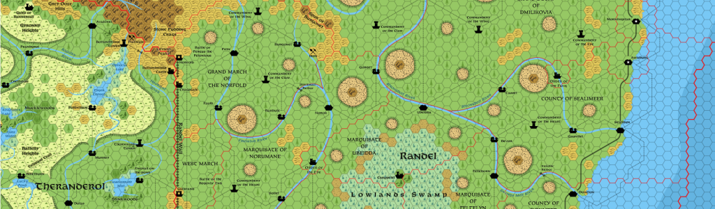 Randel, 8 miles per hex | Atlas of Mystara