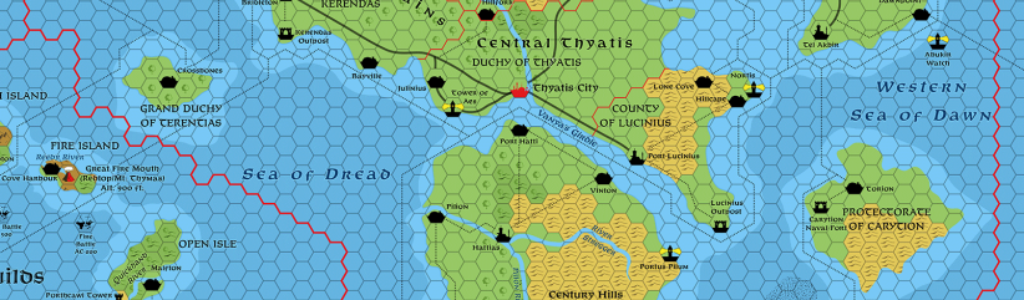 Thyatis, 8 miles per hex | Atlas of Mystara