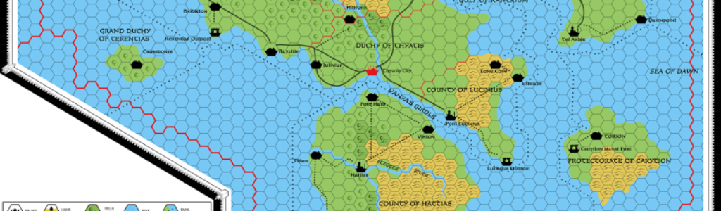 Dawn of the Emperors Thyatis, 8 miles per hex | Atlas of Mystara