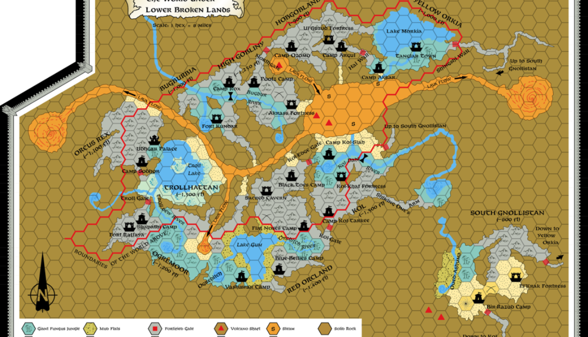 Underground maps | Atlas of Mystara