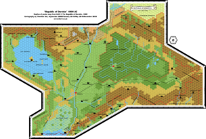GAZ11 Darokin, 8 miles per hex, | Atlas of Mystara