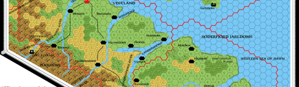 GAZ7 Northern Reaches, 8 miles per hex | Atlas of Mystara