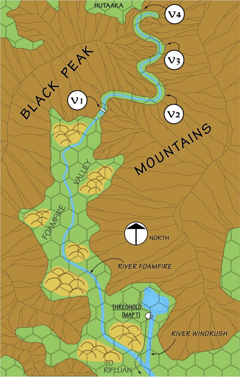 Foamfire & Lost Valley, 2 mph (1986) | Atlas of Mystara