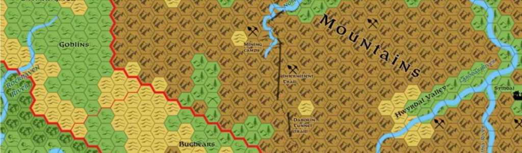 Darokin Tunnel (trail), 4 miles per hex | Atlas of Mystara