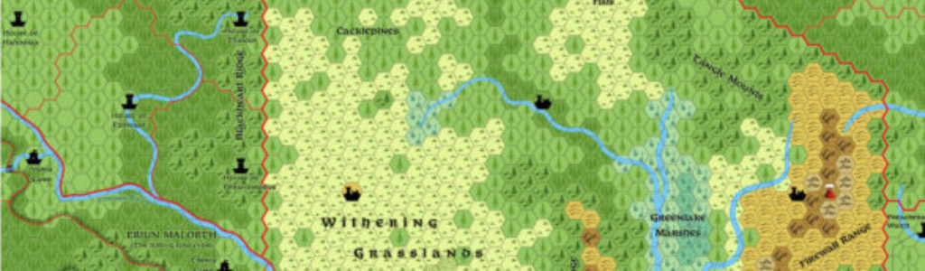 Imperial Territories, 8 miles per hex | Atlas of Mystara