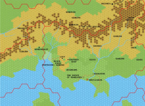 The Grand Duchy of Karameikos and surroundings | Atlas of Mystara
