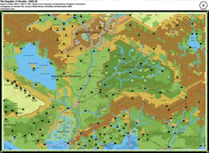 Darokin, 8 miles per hex | Atlas of Mystara
