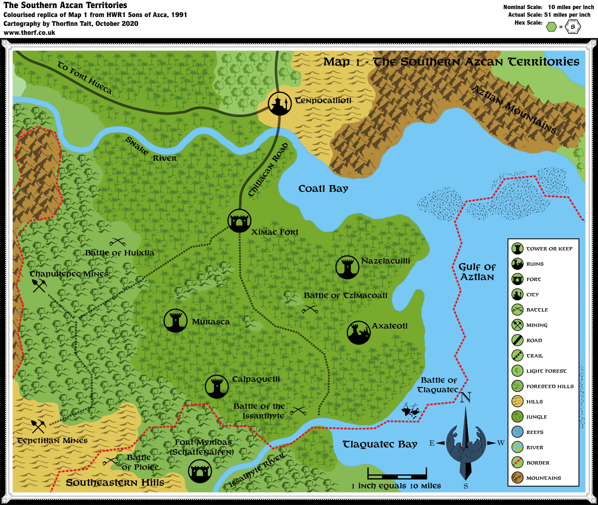 HWR1 Southern Azcan Territories | Atlas of Mystara