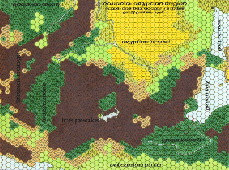 Geoff’s Aryptian Region, 72 miles per hex | Atlas of Mystara