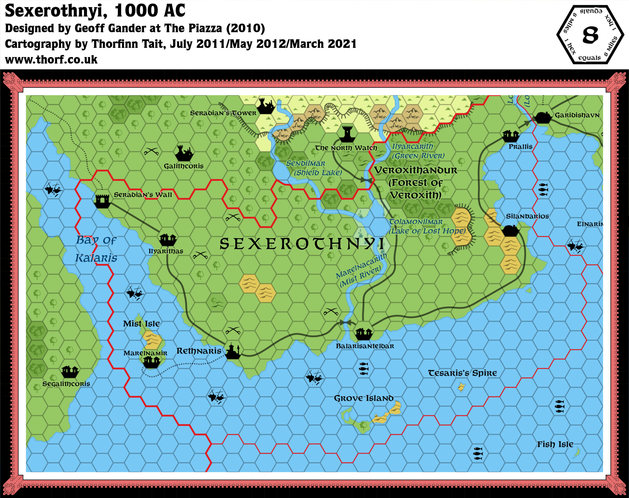 Geoff’s Sexerothnyi, 8 miles per hex | Atlas of Mystara