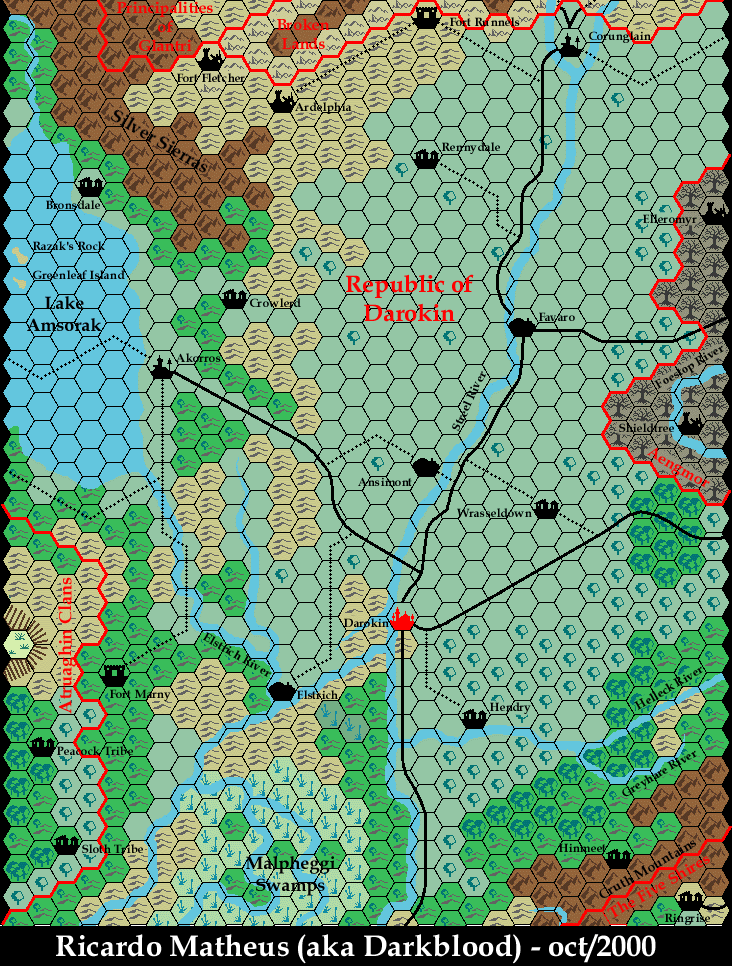 Darkblood’s Known World, 8 mph, Grid S1 | Atlas of Mystara
