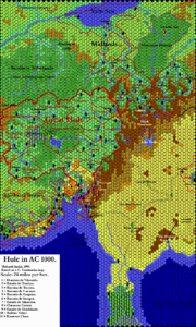 Thibault’s Hule, 24 miles per hex | Atlas of Mystara
