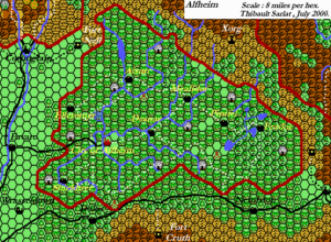 Alfheim, 8 miles per hex | Atlas of Mystara