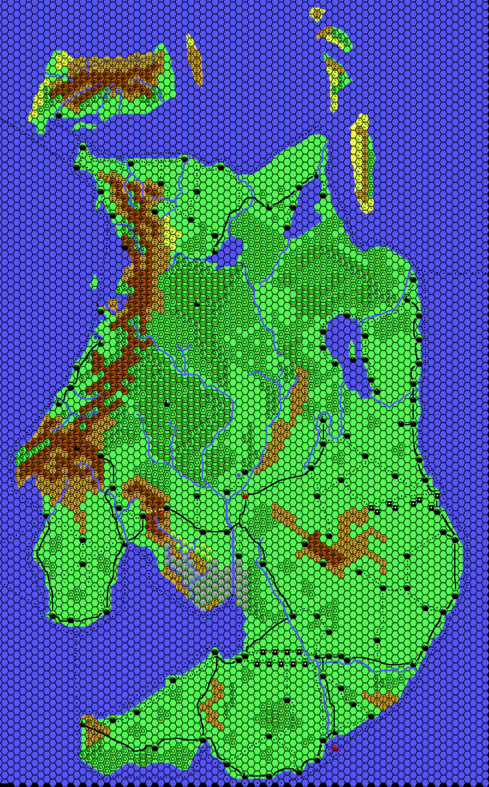 Thibault’s Alphatia, 24 miles per hex v2 | Atlas of Mystara
