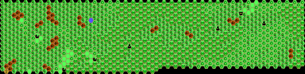 Thibault’s Hule, 8 miles per hex | Atlas of Mystara