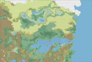 Norwold North, 8 miles per hex by Thibault Sarlat, January 2005 | Atlas ...