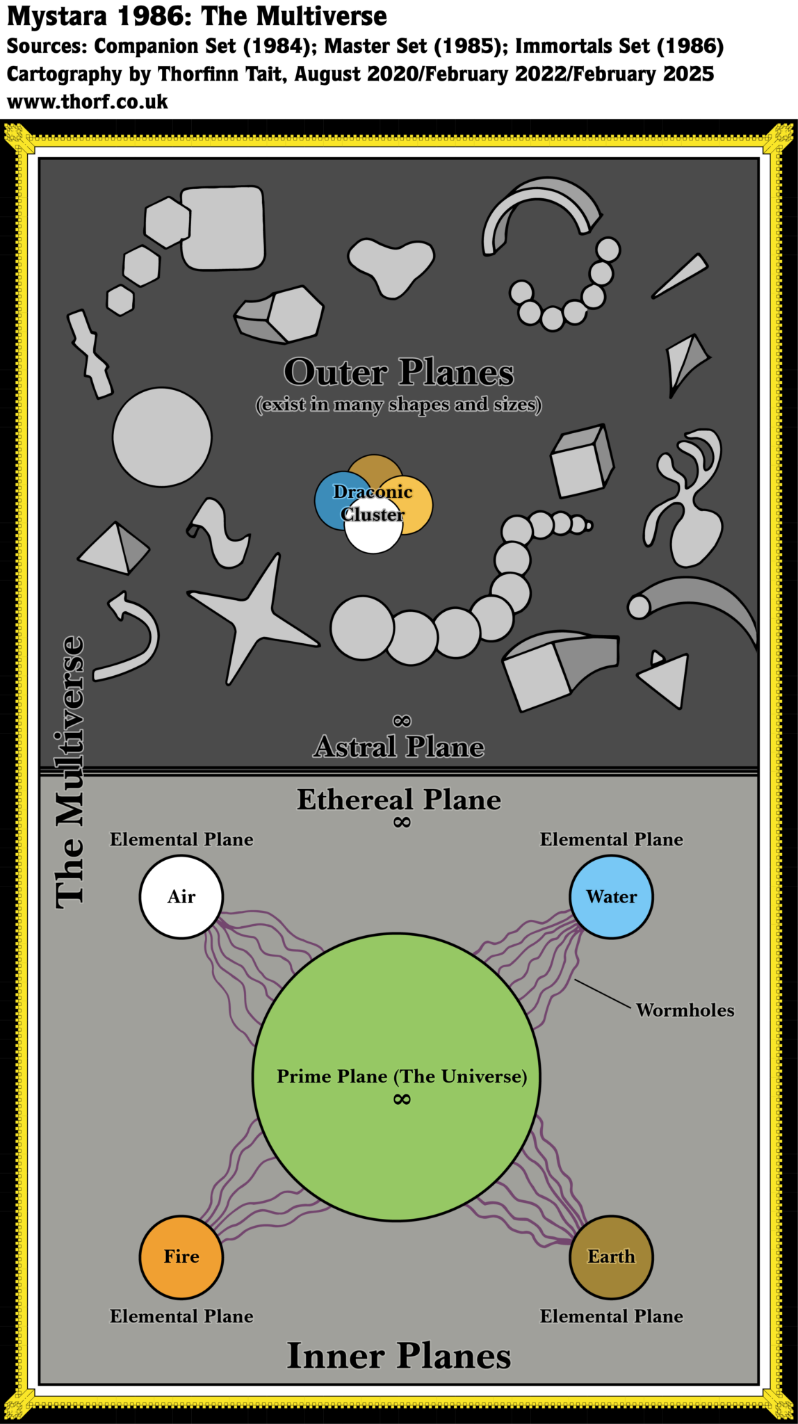 The Multiverse (1986) | Atlas of Mystara