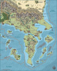 Jason Hibdon’s Thyatis, 8 miles per hex | Atlas of Mystara