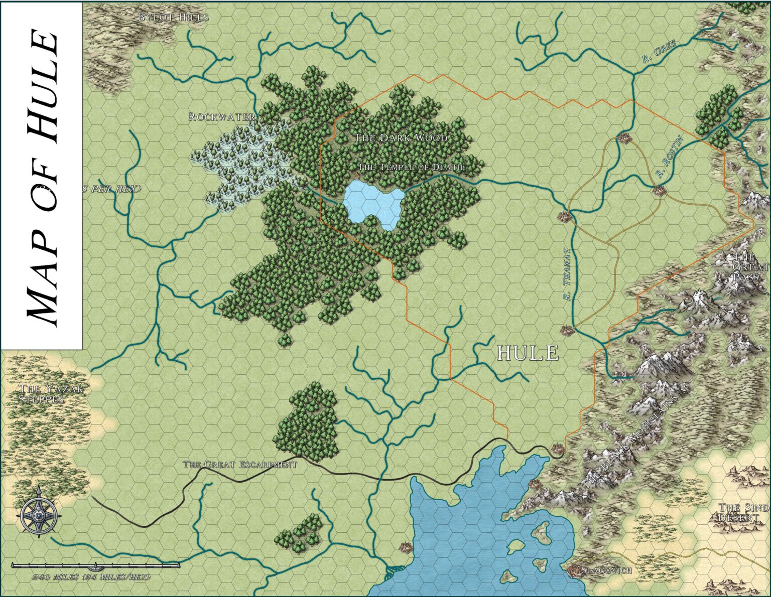 Jason Hibdon’s Hule, 24 miles per hex | Atlas of Mystara