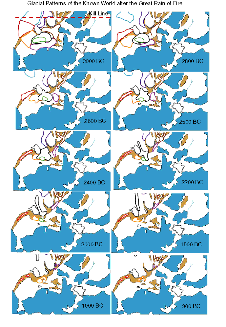 JTR’s Glacial Patterns of the Known World | Atlas of Mystara