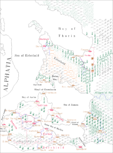 Solmyr’s Bellissaria and Esterhold | Atlas of Mystara