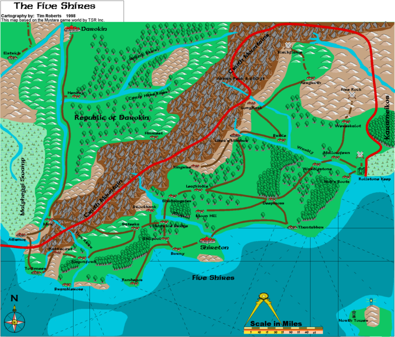 Tim’s Five Shires | Atlas of Mystara