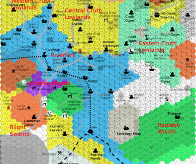 GAZ1 Karameikos, 8 miles per hex | Atlas of Mystara