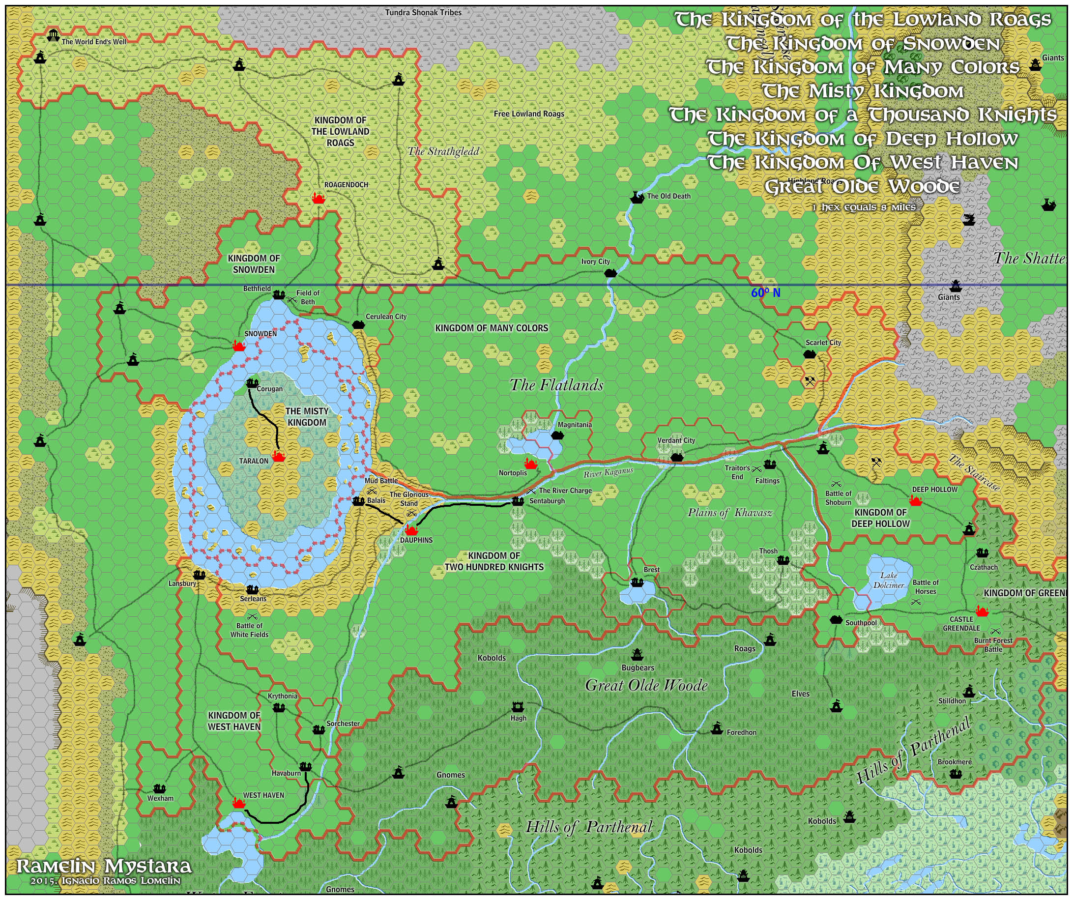 Ramelin’s Flatlands, 8 miles per hex | Atlas of Mystara